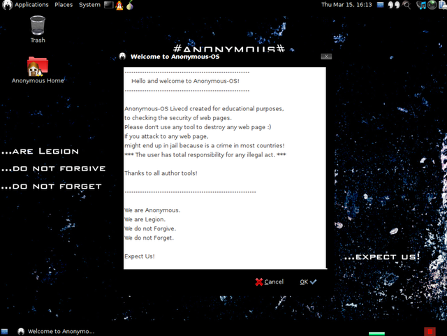 Anonymous Linux: Yemleme işletim sistemi - Haberler - Teknokulis